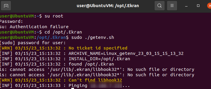 Ekran System Client Logs